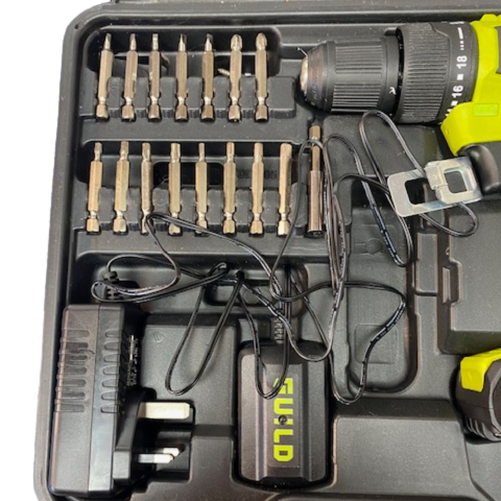 Pre-owned Guild 1.3AH Li-Ion Cordless Hammer Drill - 18V - Own4Less